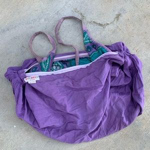 Vintage | Bags | Vintage Greek Colorful Cotton Hippie Hobo Bag | Poshmark